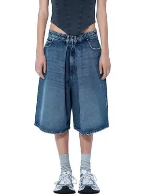 Balenciaga Folded Shorts - Blue
