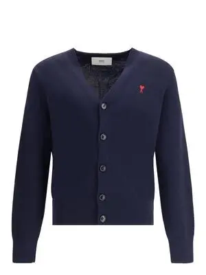 AMI Paris De Coeur Cardigan - Blue