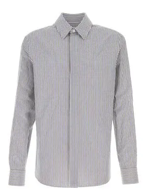 Bottega Veneta Embroidered Cotton Blend Shirt - Multicolor