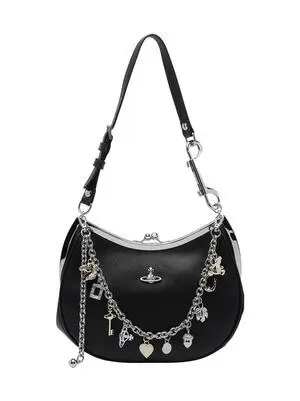 VIVIENNE WESTWOOD Charm Frame Purse - Black