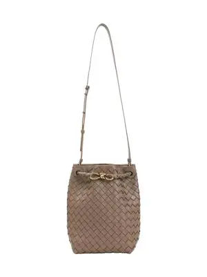 Bottega Veneta Andiamo Bucket Bag - Brown