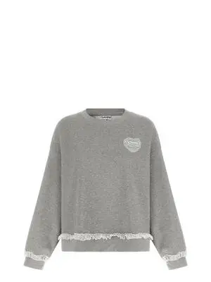GANNI Isoli Sweatshirt - Gray