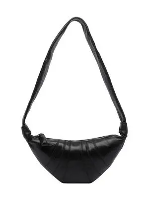 LEMAIRE LEMAIRE Small Croissant Crossbody Bag Brown