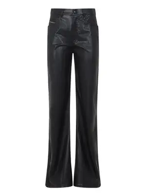 DIESEL® P-lain Eco Leather Pants - Black