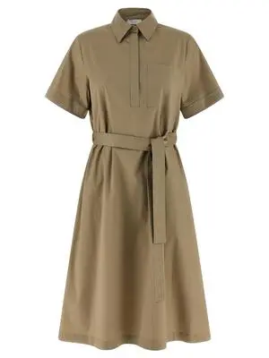 Peserico Chemisier Dress - Green