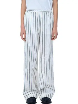 Moncler MONCLER Striped Wide-Leg Trousers White