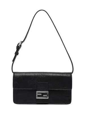 Fendi Tube Wallet On Chain - Black