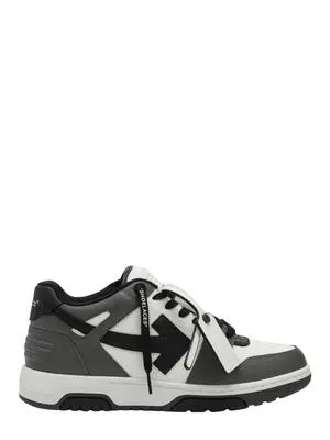 Off-White Out Of Office Leather Sneakers - Gray