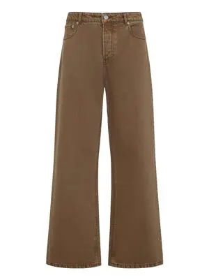 AMI Paris Large Fit Jeans - Brown