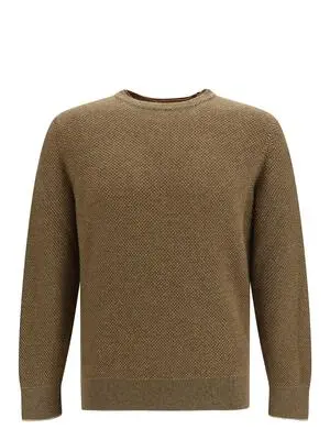 Loro Piana Varallo Crew Neck Sweater - Brown