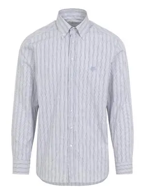 Etro Roma Logo Shirt - Blue