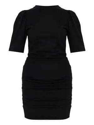 Isabel Marant Étoile Mylda Cotton Dress With Gathered Details - Black