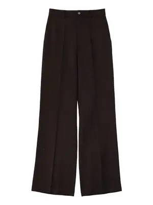 Gucci Silk Jacquard Pants - Brown