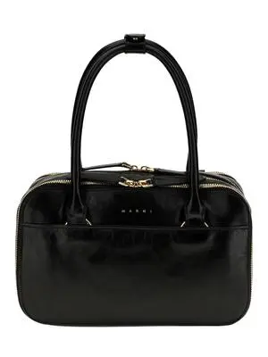 Marni Small Boxyne Handbag - Black