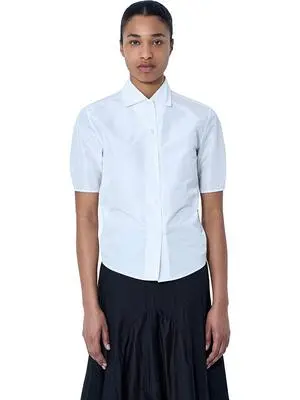 JIL SANDER Cotton Poplin Shirt - White