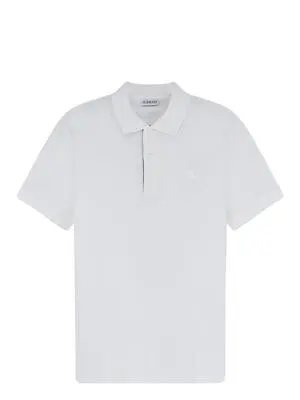 Burberry Organic Cotton Polo Shirt - White
