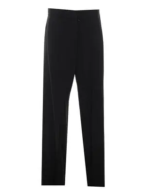 Loewe Mini Logo Wool Pants - Black
