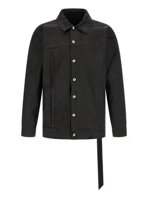 Rick Owens Jumbo Worker' Jacket - Black