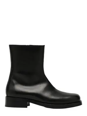 Our Legacy Leather Ankle Boot - Black