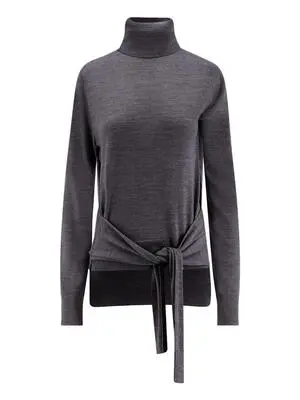 TOTEME Toteme Women Wool And Silk Turtleneck Multicolor