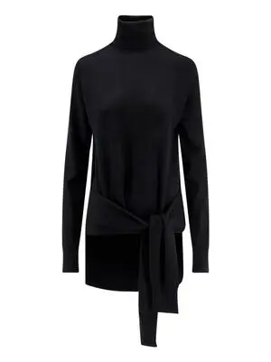TOTEME Toteme Women Wool And Silk Turtleneck Black