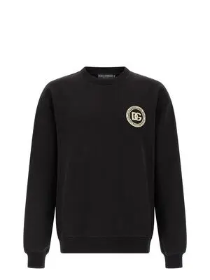 Dolce & Gabbana Dg' Patch Sweatshirt - Black