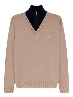 Miu Miu MIU MIU Cashmere Sweater Multicolor
