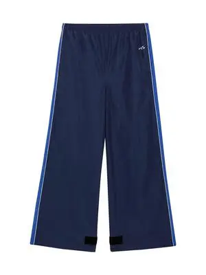 Balenciaga Techwear Jogger Pants In Navy Cotton Blend - Blue
