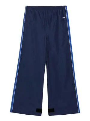 Balenciaga Cotton Blend Jogger Pants - Blue