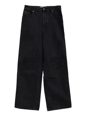 Loewe Anagram Baggy Denim Jeans - Multicolor
