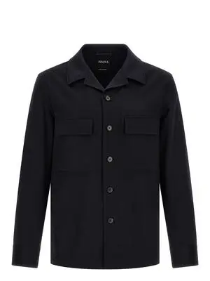 ZEGNA Zegna Men Oasis Cashmere Overshirt