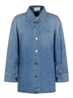 Givenchy GIVENCHY Cocoon Denim Shirt Blue