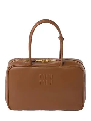 Miu Miu Leather Handbag - Brown