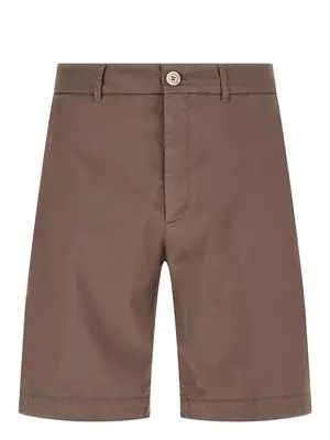 Brunello Cucinelli American Pima Cotton Bermuda Shorts - Brown