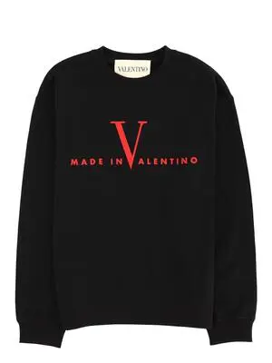 Valentino Garavani Made In Valentine Sweatshirt - Black