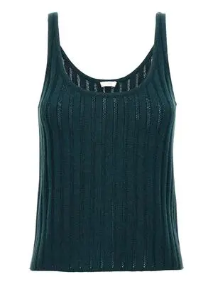 ERES Palace Luxe Wool And Cashmere Knit Top - Green