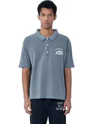 GALLERY DEPT. Embroidered Polo Shirt - Gray