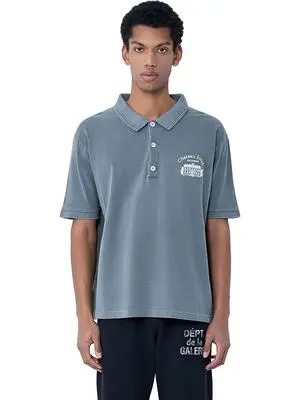 GALLERY DEPT. Embroidered Polo Shirt - Gray