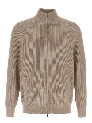 Brunello Cucinelli Zip Cardigan - Cream