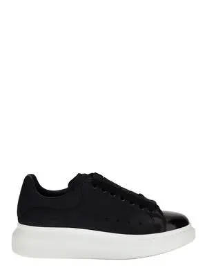 Alexander McQueen Oversized Sneakers In Lea - Blue