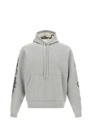 Balenciaga Cursive' Hoodie - Gray