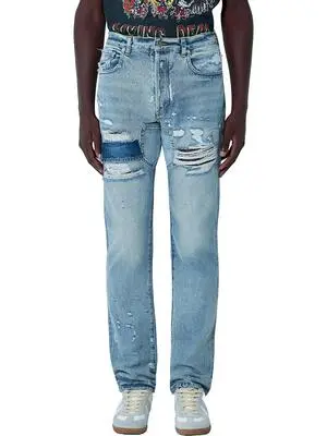 GALLERY DEPT. Distressed Bowery 5001 Jeans - Blue
