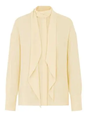 Etro Silk Blend Jacquard Shirt - Yellow
