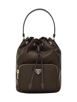 Prada PRADA Duet Bucket Bag Brown