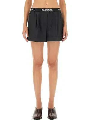 Moschino Moschino Women Wool Shorts Gray