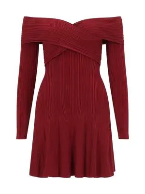 SELF-PORTRAIT Viscose Mini Dress - Multicolor