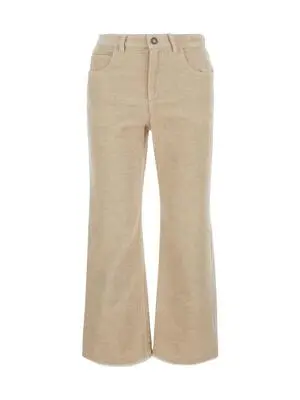 Isabel Marant Étoile Marant Ruthie Cotton And Blend Trousers - Multicolor
