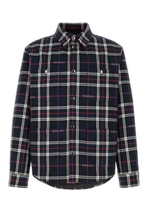 Gucci Embroidered Cotton Shirt - Multicolor