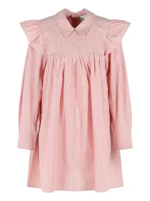 GANNI Cotton Dress - Pink