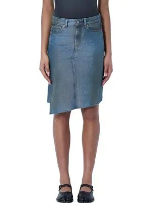 Our Legacy Asymmetric Denim Skirt - Blue
